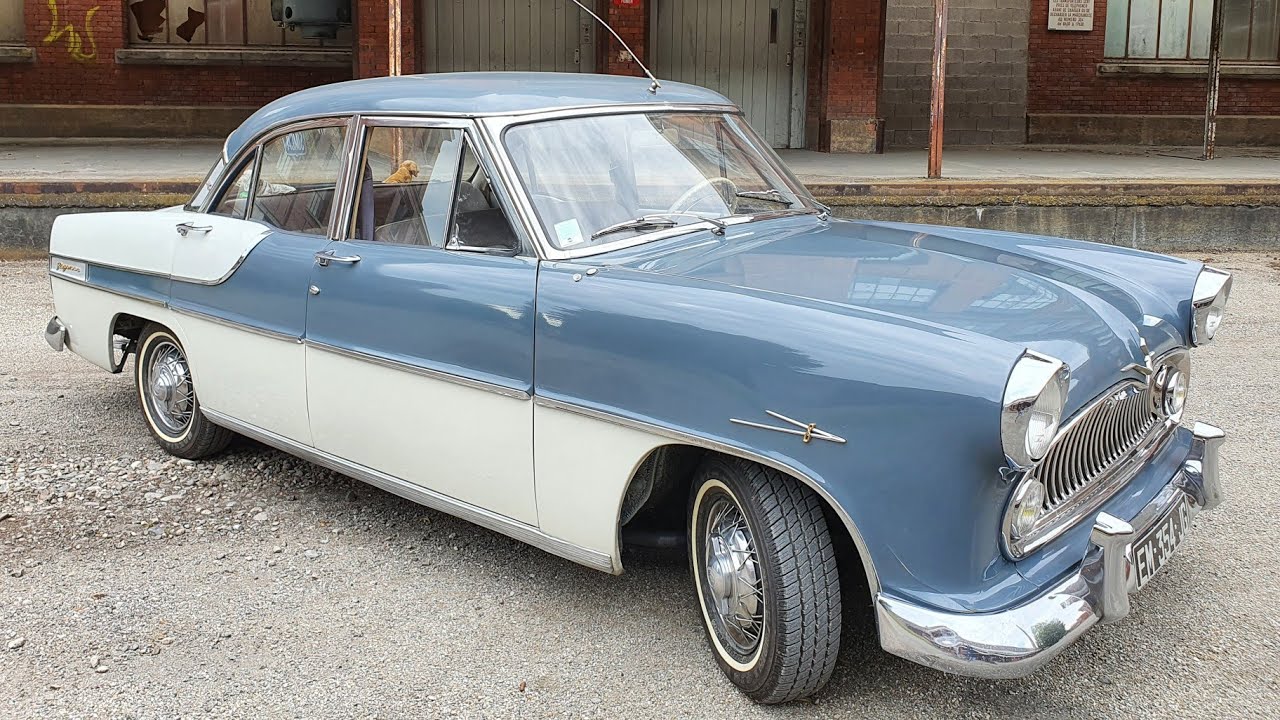 Simca Vedette V8 - YouTube