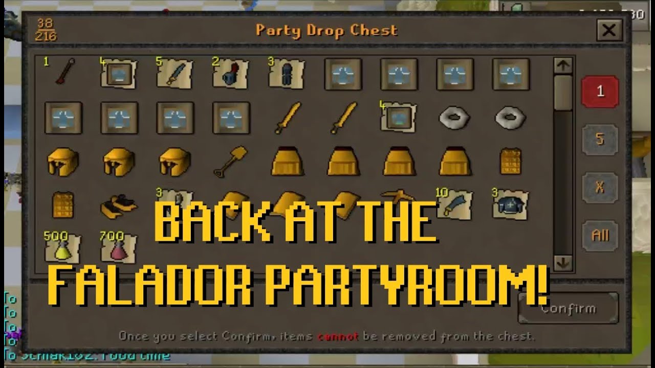 BACK AT BEING LUCKY AT THE PARTYROOM! SEASON 2 OSRS (#1) - YouTube