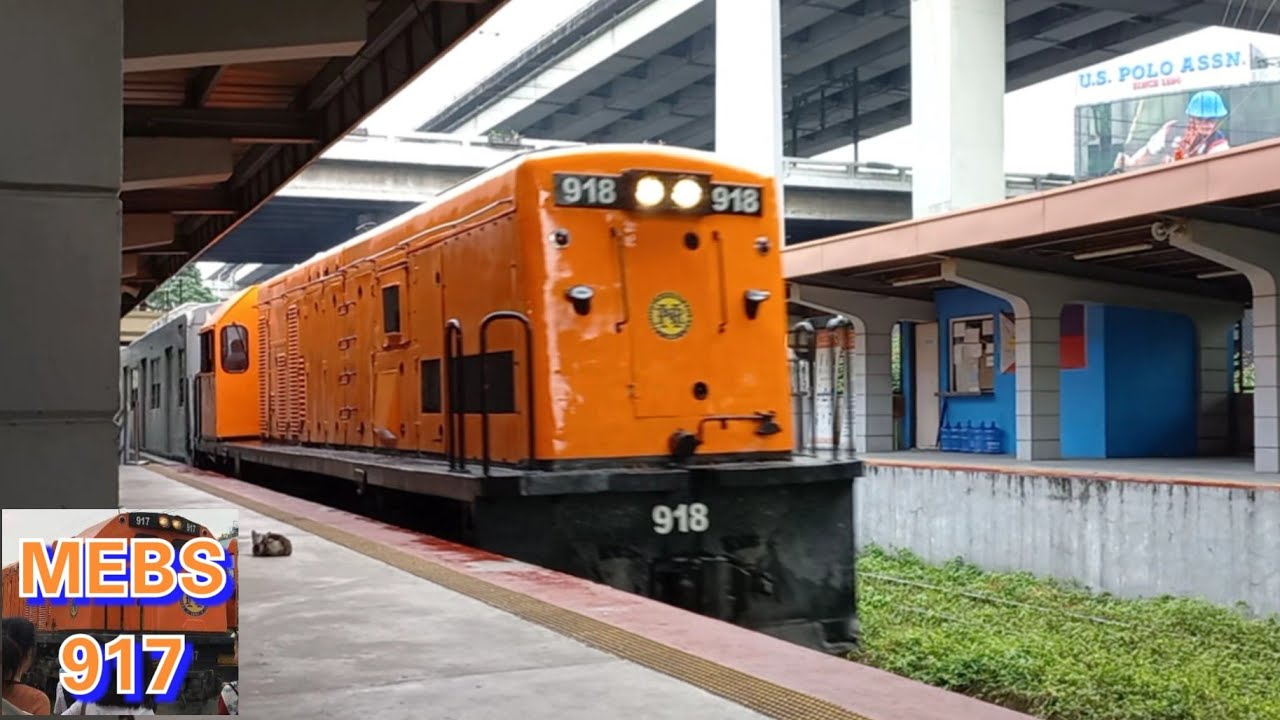 PNR GE U15C DEL 918 & EMU 4 at EDSA/Magallanes Station (January 18th 2023) - YouTube