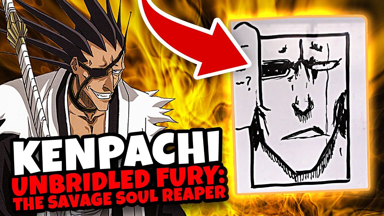 Kenpachi: The Unbridled Fury | BLEACH Characters Speed Drawing ...