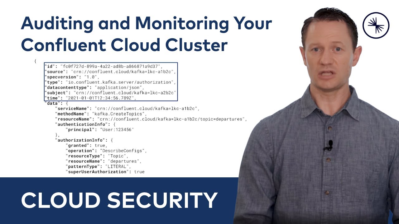 Auditing and Monitoring Clusters | Confluent Cloud Security - YouTube