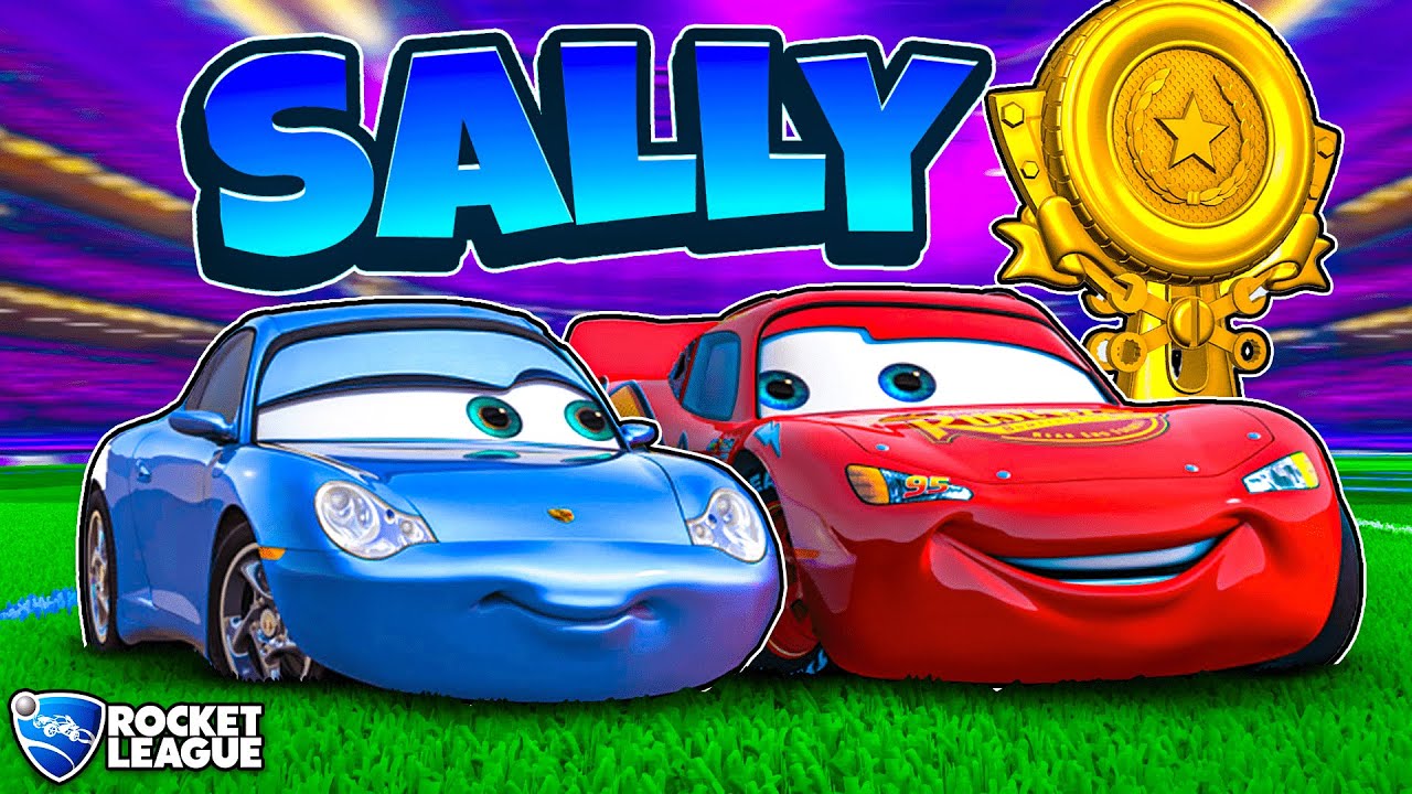 SALLY E MCQUEEN EM UM TORNEIO DE SUPERSONIC LEGENDS no ROCKET LEAGUE ...