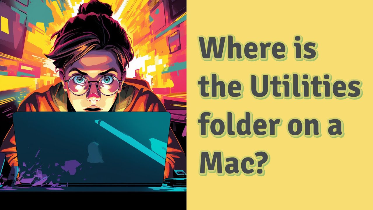Where is the Utilities folder on a Mac? - YouTube