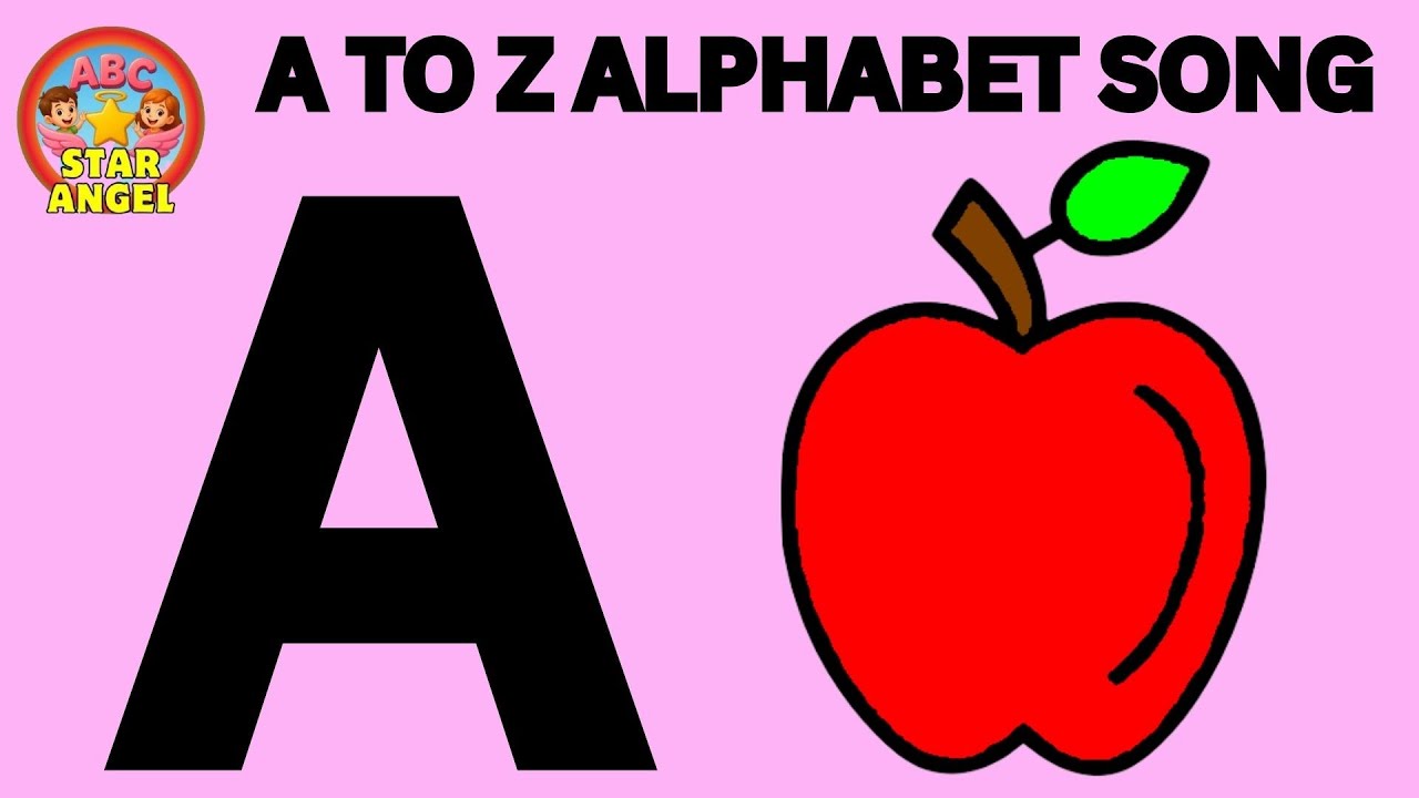 Alphabet A to Z Song for Baby Kids ABC Learning Fun Nursery Rhymes ...