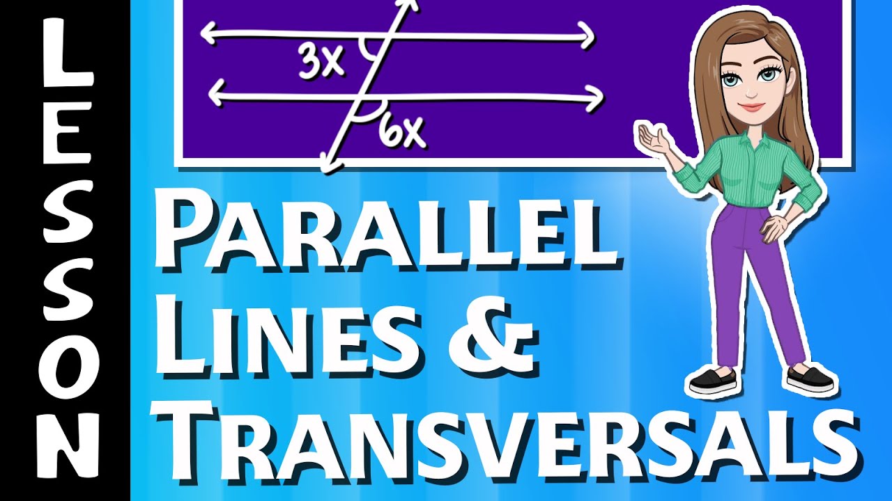 Parallel Lines & Transversals | 8th Grade Math – Geometry - YouTube