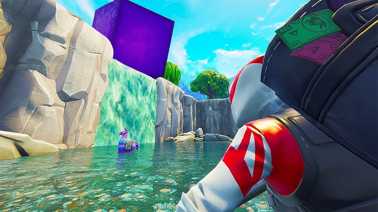 the Fortnite CUBE needs water... | Chaos - YouTube