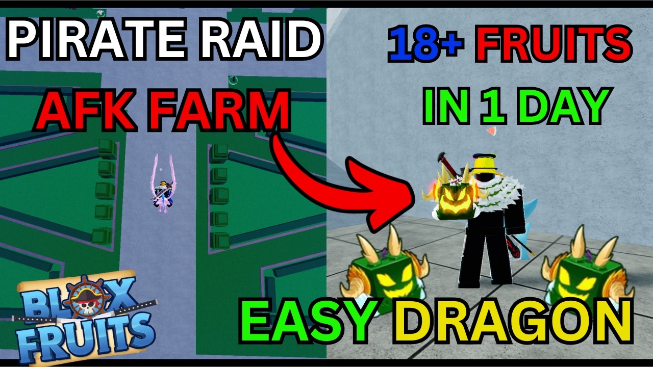 How to AFK Farm Fruits in Blox Fruits! (EASIEST Method) - YouTube