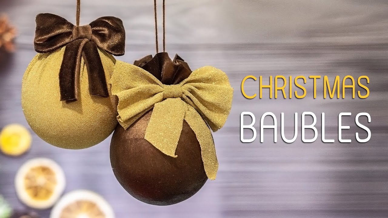 Easy DIY Christmas Baubles. - YouTube