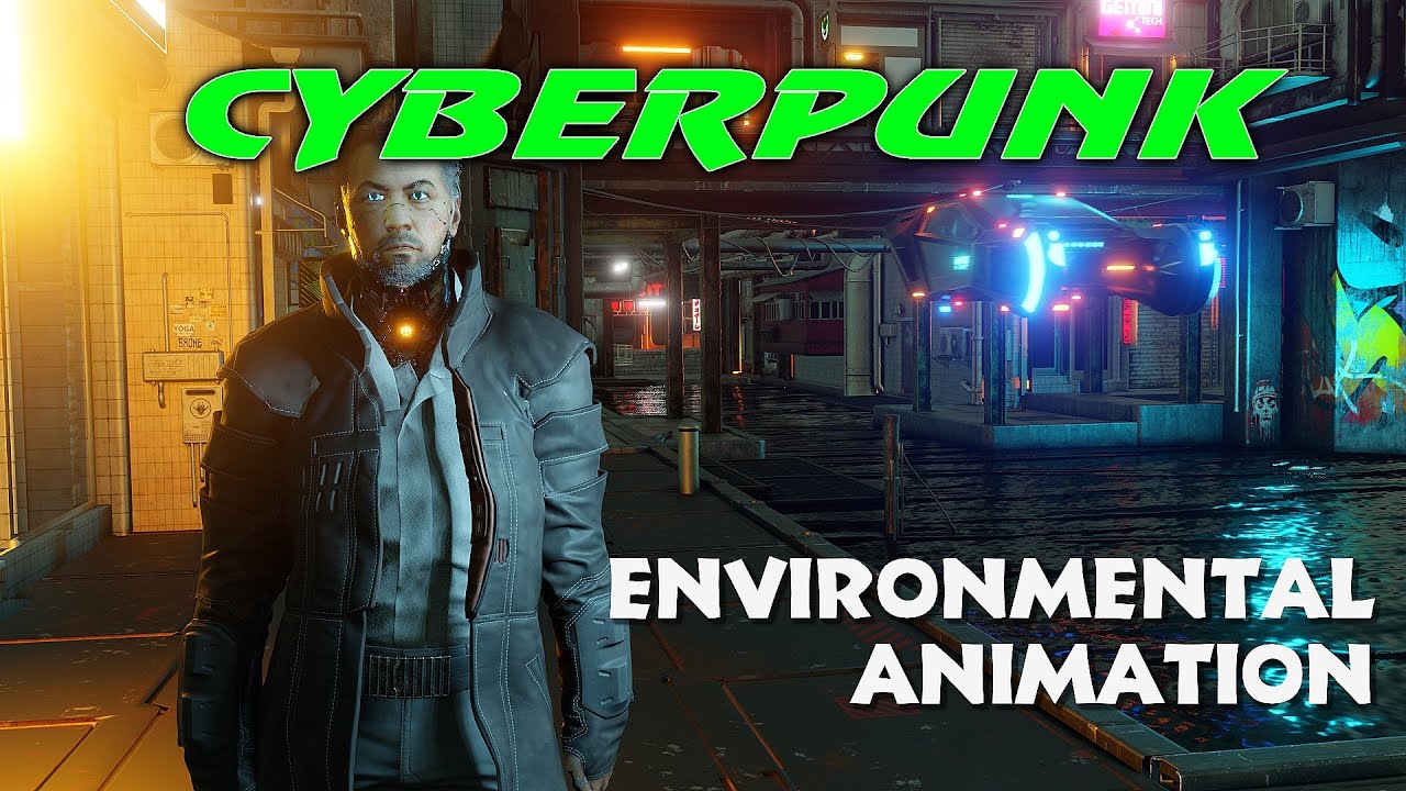 Animated movies | CYBER CITY FLY BY - YouTube