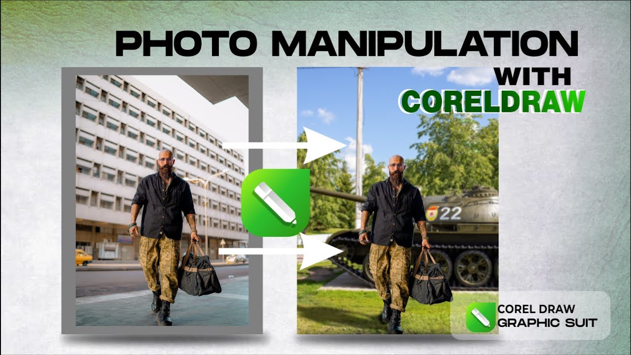 Photo Manipulation with Corel Draw - YouTube