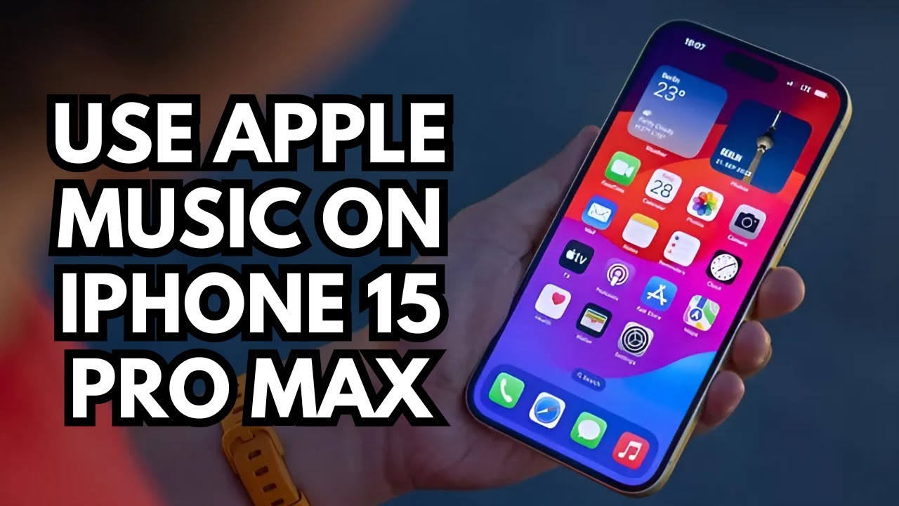 How to Use Apple Music on iPhone 15 Pro Max - YouTube