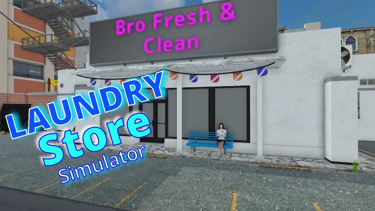 New Update! More laundry-lore added! | Laundry Store Simulator Part 2 ...