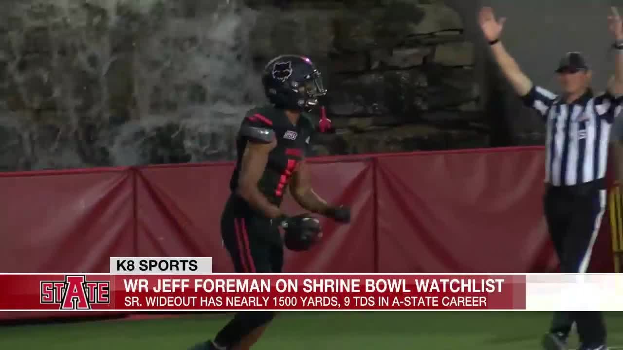 Arkansas State WR Jeff Foreman, 14 Razorbacks named to Shrine Bowl ...
