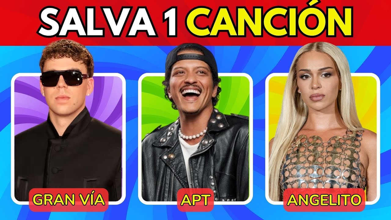 SALVA 1 CANCIÓN 🔊 3 VS 3 - ¿Qué Canción prefieres? 🎶 - Quiz de Música ...