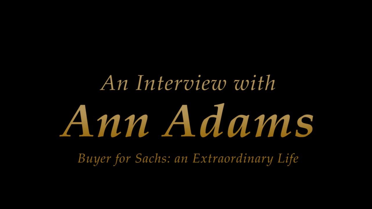 An Interview with Ann Adams - YouTube