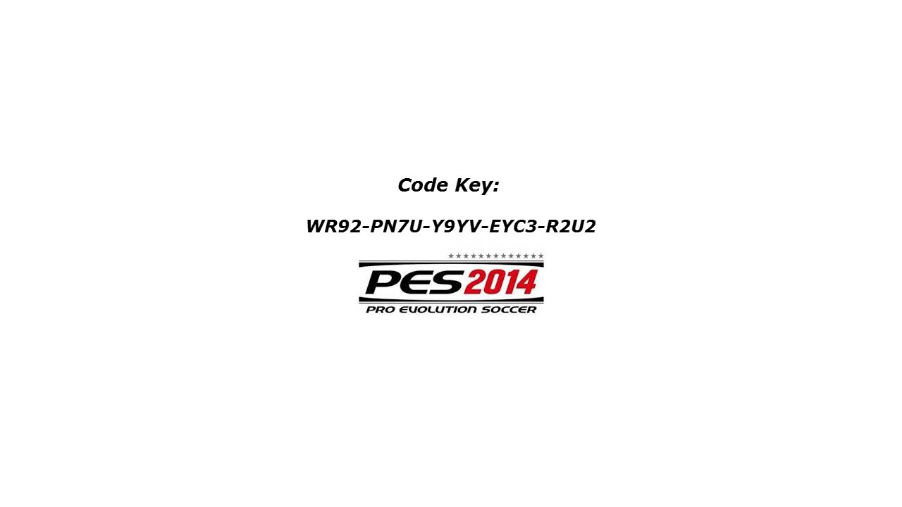 Pes 2014 Code Key - YouTube