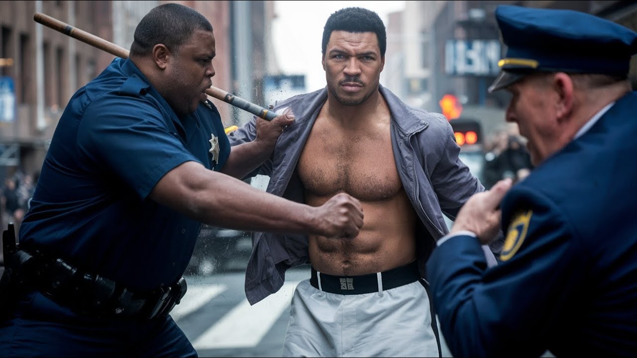 Racist police officer hits Muhammad Ali with a baton, but then gets the ...