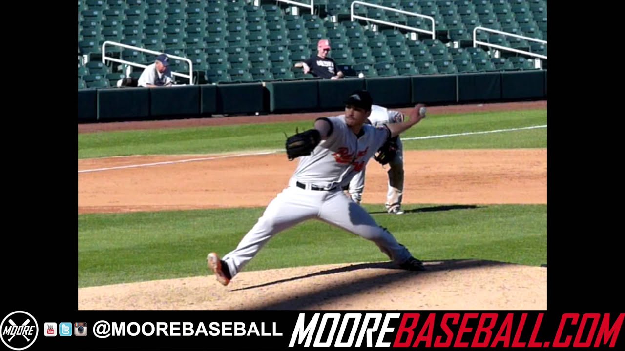 Tanner Scott LHP, Baltimore Orioles, Pitching Mechanics - YouTube