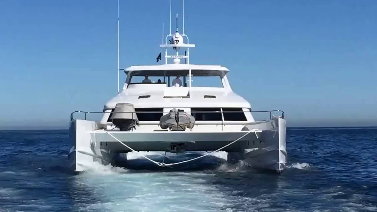 A walk around the Open Ocean 750 Luxury Expedition Catamaran - YouTube