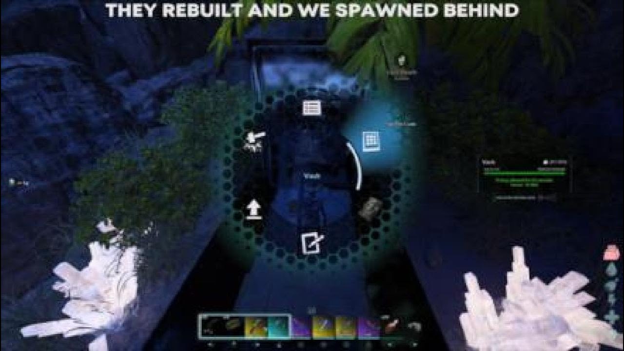 Online raiding center pearl cave from the back ;) ark ASA - YouTube