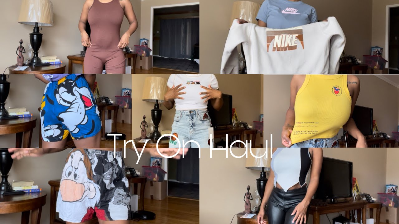 TRY ON CLOTHING HAUL!!! |mini - YouTube