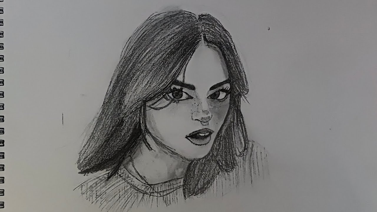 Easy Step-by-Step Tutorial: How to Draw a Girl with Pencil - Simple Sketching Techniques - YouTube