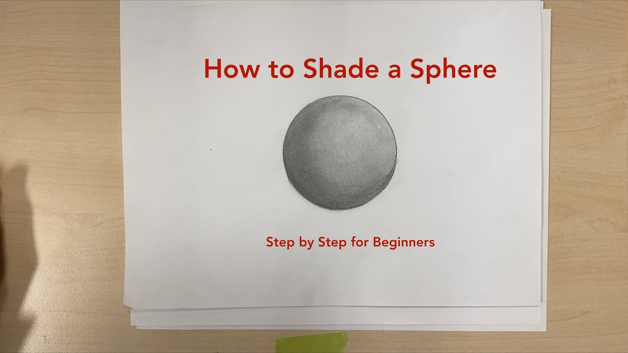 How to Shade a Sphere (For Beginners!) - YouTube