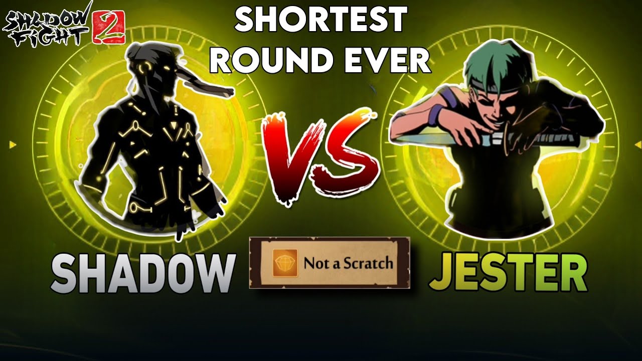 "Epic Showdown! Shadow vs Jester | Shadow Fight 2 Best Fight Ever ...
