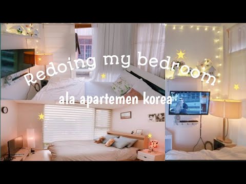 Redoing my bedroom||kamar kos 3x4||Kamar ala drama korea