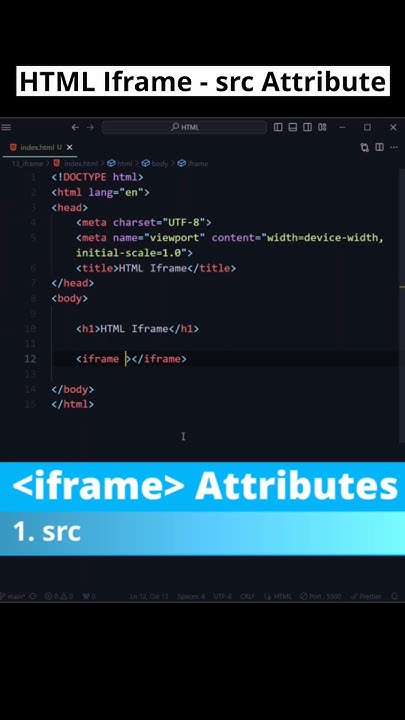 Mastering Html Iframe Unlocking The Power Of Src Attributeprogramming Javascript Html