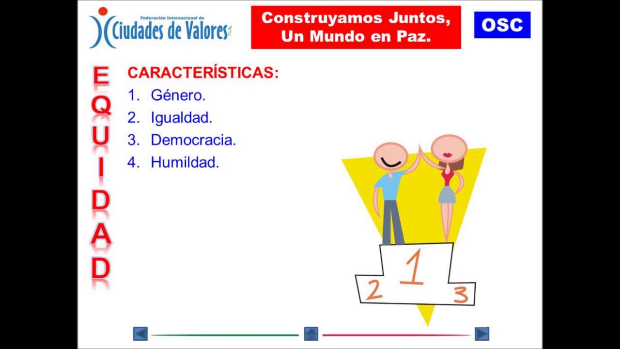 Valor de equidad : construyendo juntos , ciudades de valores. - YouTube