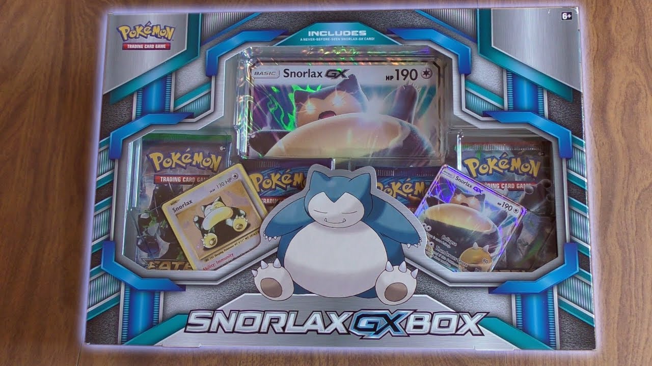 Snorlax GX Box Opening - YouTube