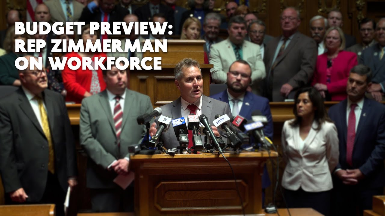 Budget Preview - Rep Zimmerman on Workforce - YouTube
