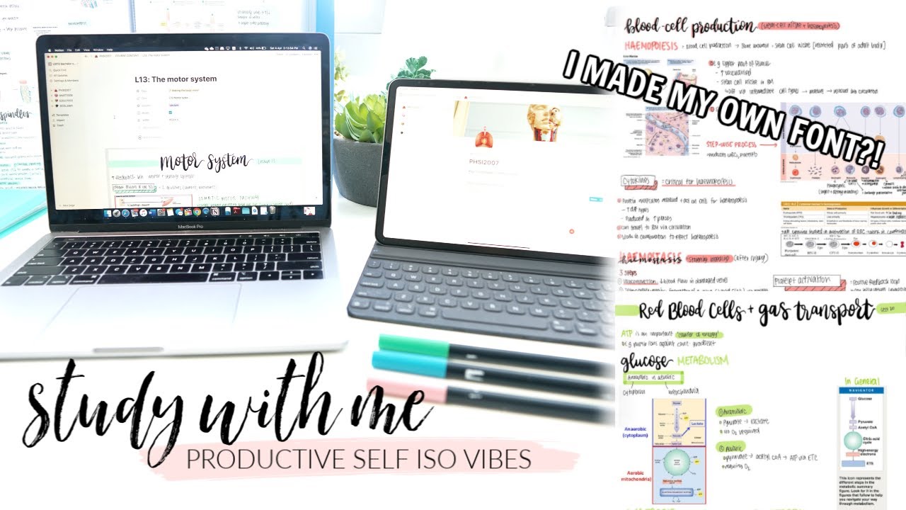 Another PRODUCTIVE Study with Me! ft. iPad Pro | studycollab: Alicia - YouTube