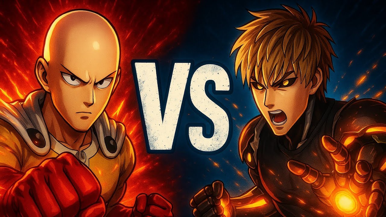 Saitama vs Genos 🔥 | One Punch Man Epic Scene Edit | Anime Fight ...