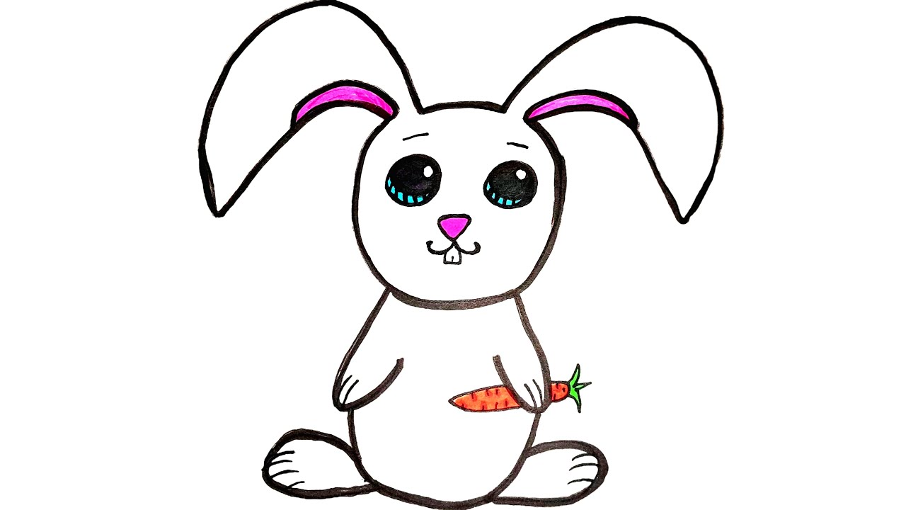 How to Draw Banny 🐰| Drawing and Coloring|Easy to draw| - YouTube