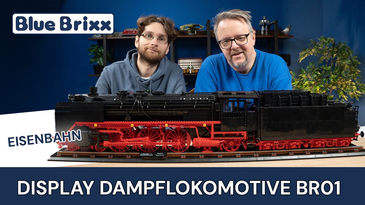 BlueBrixx Special: Dampflokomotive BR01 – 7154 Teile im Detail! - YouTube