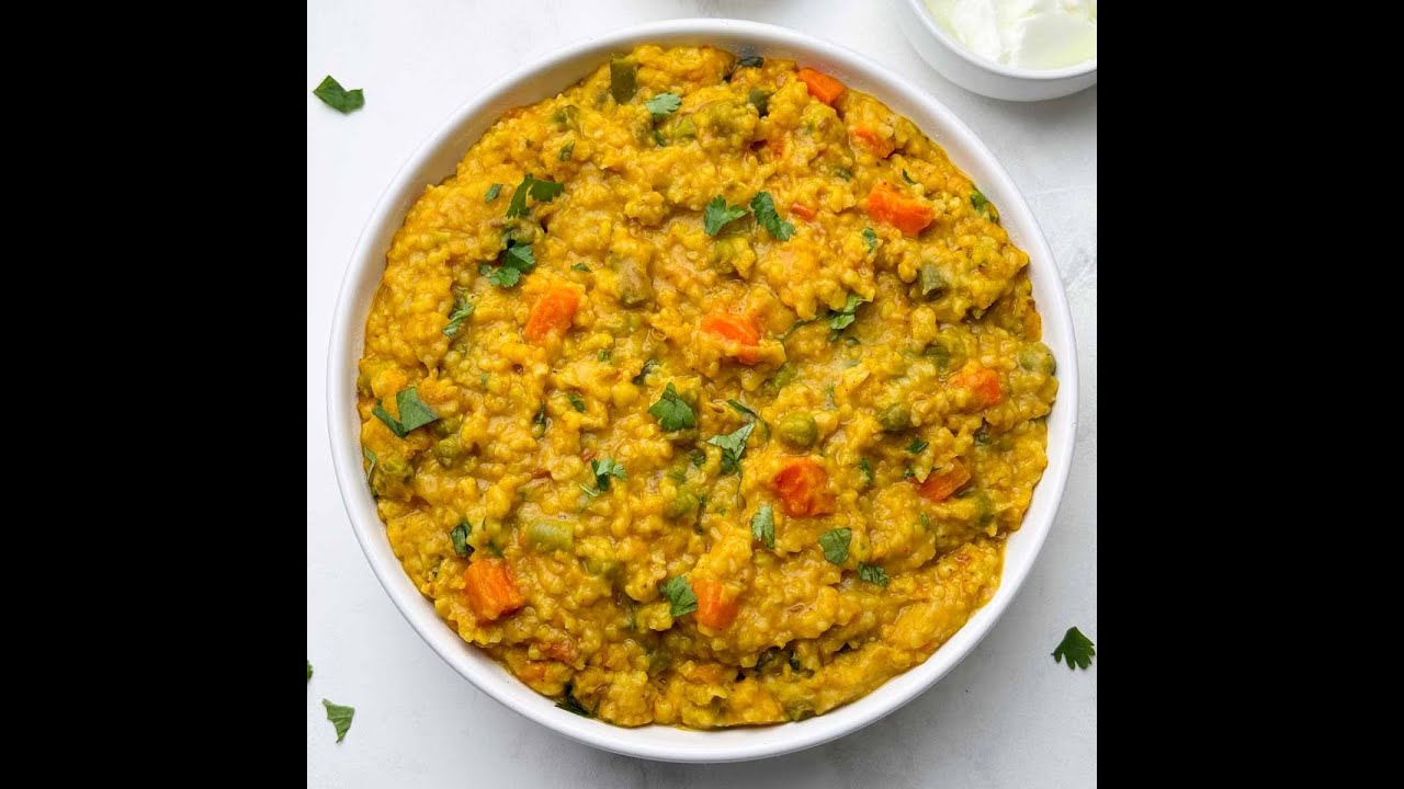 Namkeen Daliya Khichdi recipe | Daliya Recipe | Dalia Recipe | Daliya ...