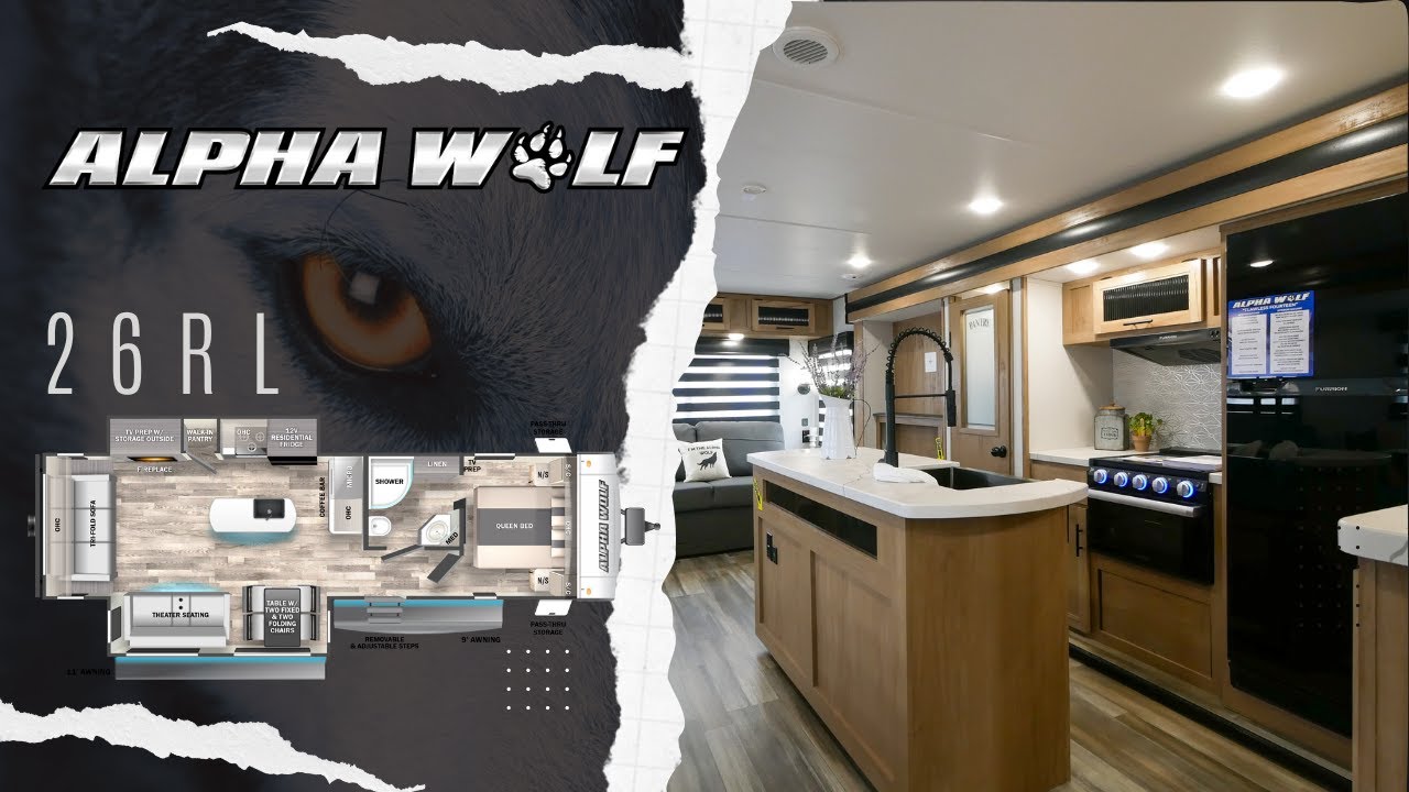 Tour the 2023 Alpha Wolf 26RL - YouTube