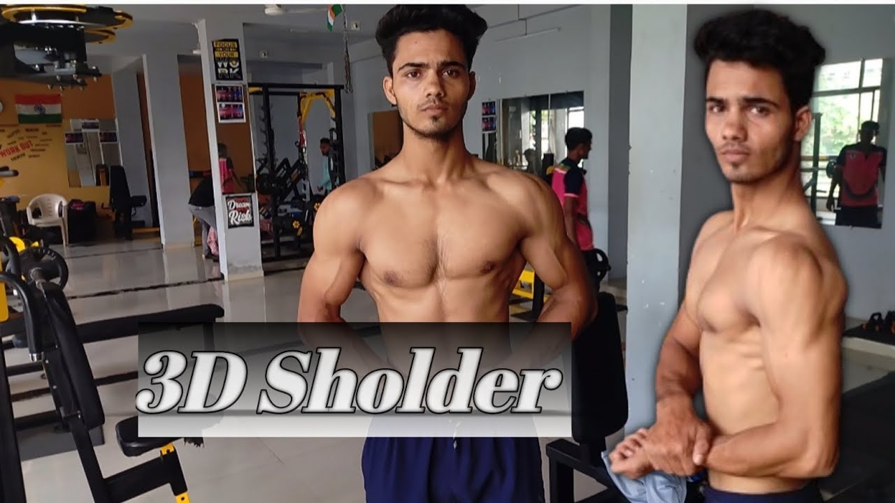 3D Sholder exercise 💪 with Dambbell #gym #sholdar / sholder exercise ...