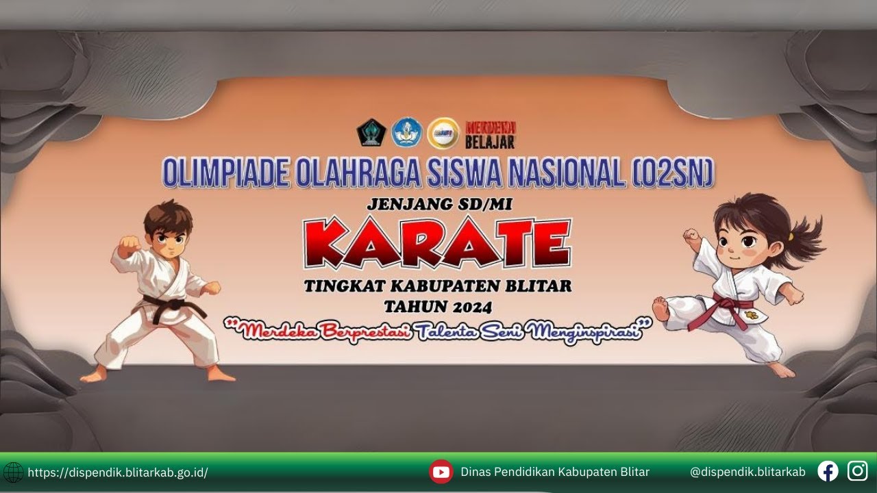 O2SN Jenjang SD/MI Karate Kata Tingkat Kabupaten Blitar Tahun 2024 ...