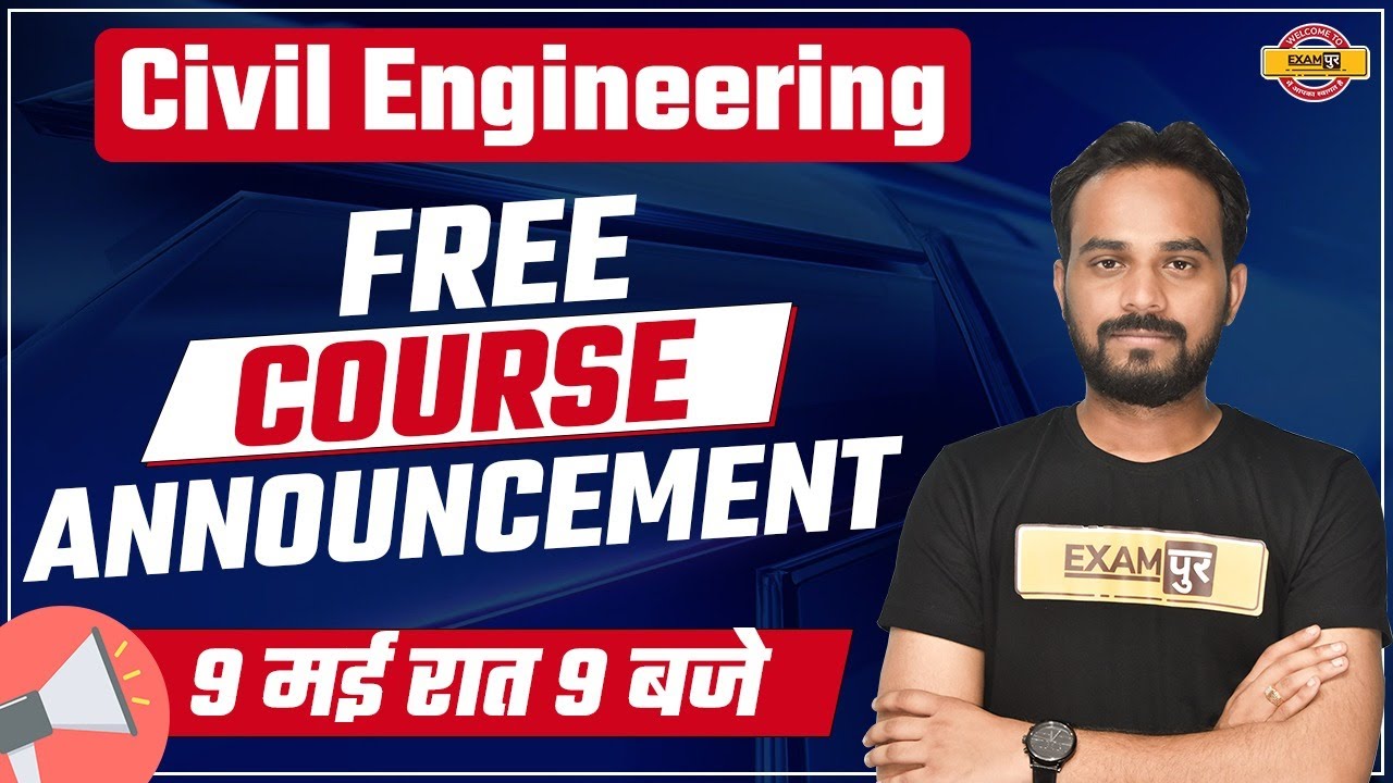 Civil Engineering Online Free Courses | Announcement | Civil ...