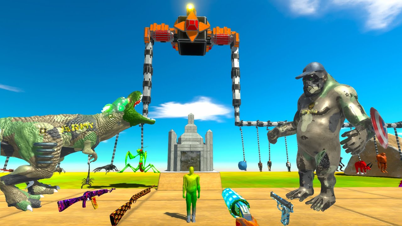 FPS AVATAR & DINOSAURS ARMY RESCUE MISSION - Animal Revolt Battle ...