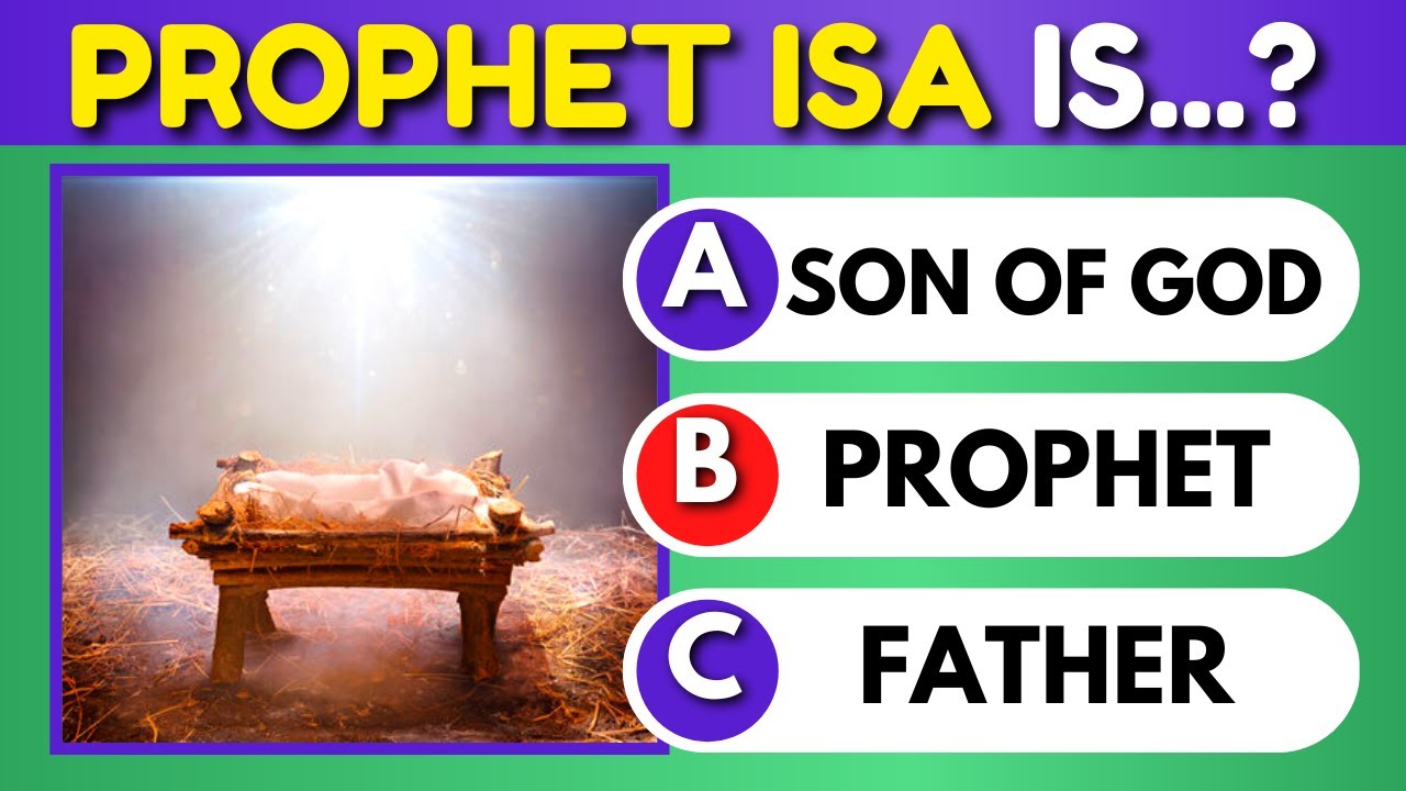 Prophet Isa AS Quiz | Islam Quiz - YouTube