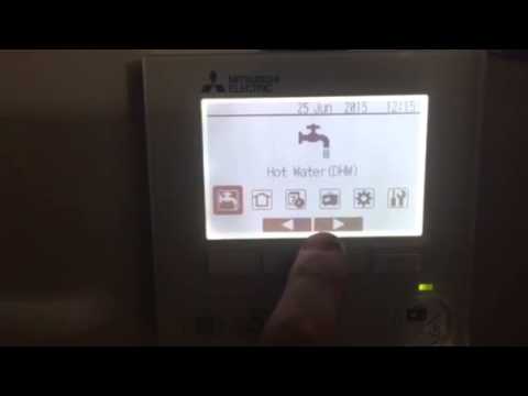 Ecodan FTC5 controller - YouTube