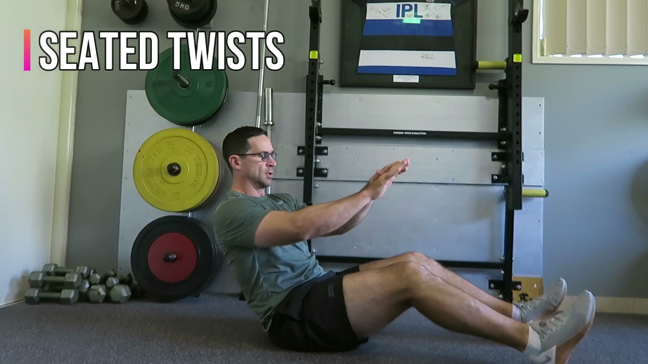Seated Twists - core exercise - YouTube