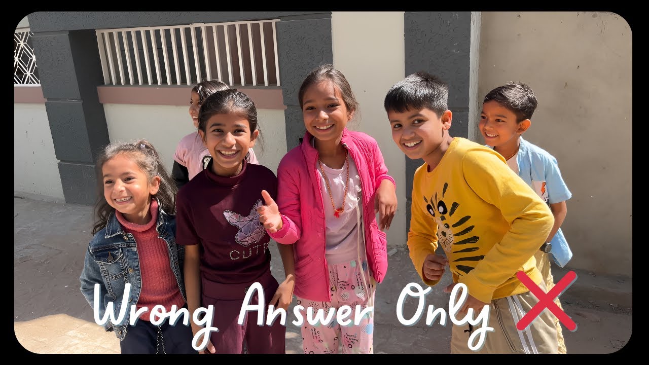 Wrong Answer Only Challenge 🤣 - YouTube