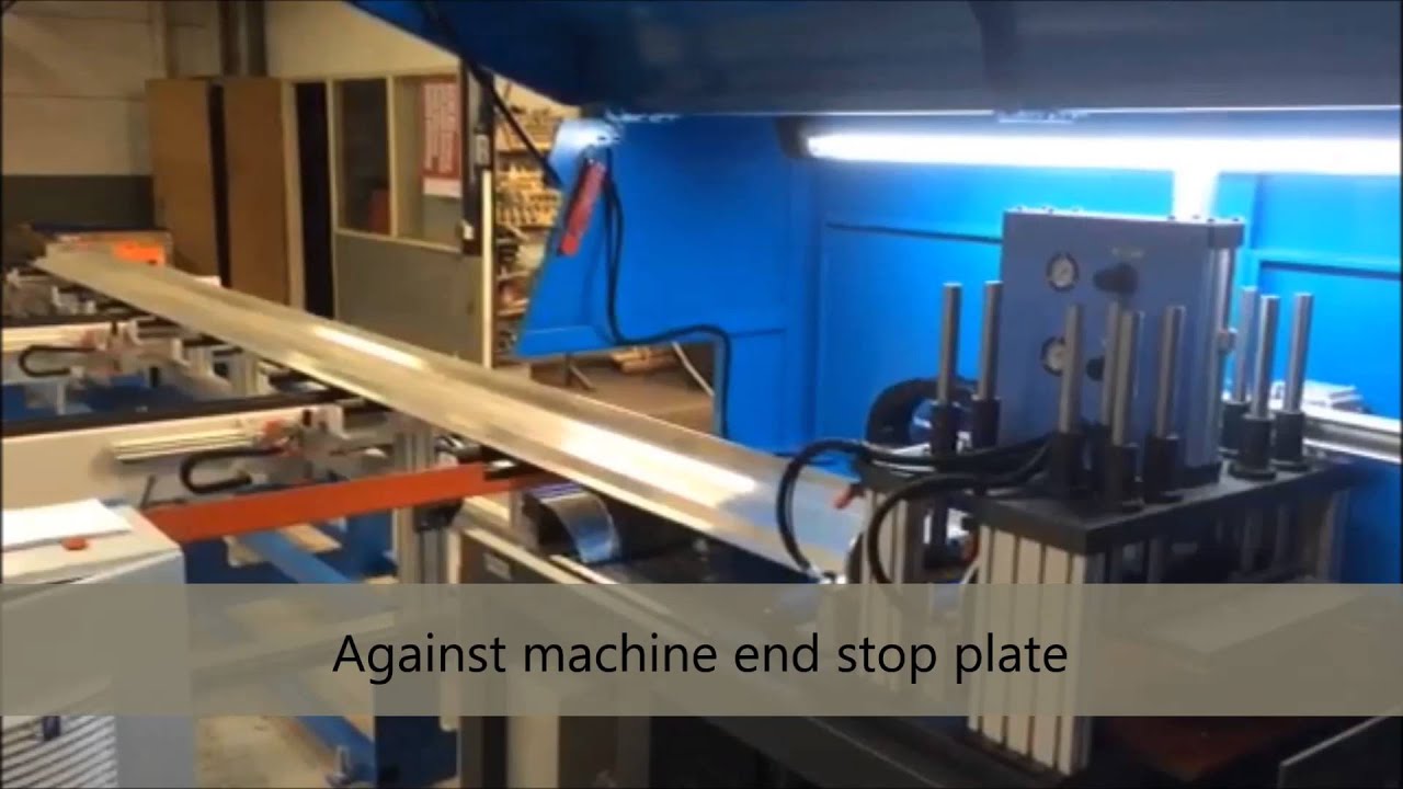 Industrial straight sawing line - MPS Techniek - YouTube