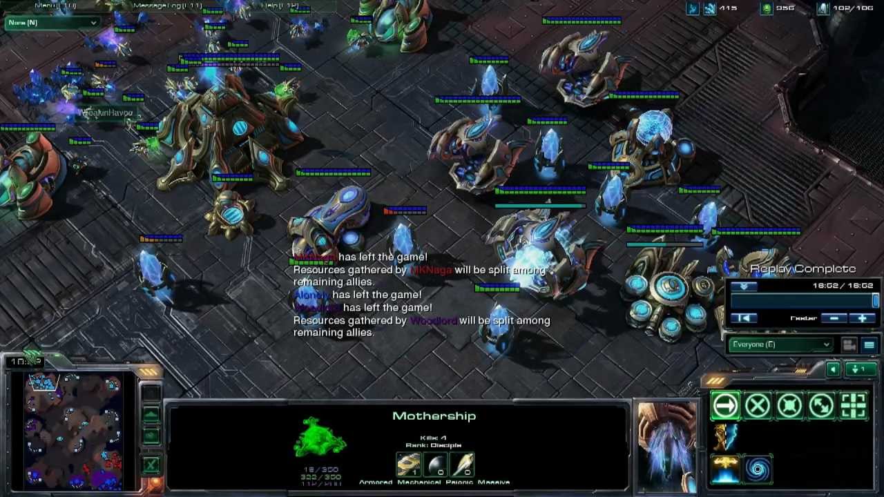 Starcraft 2 How to Win with Carriers and Mothership 1 - YouTube