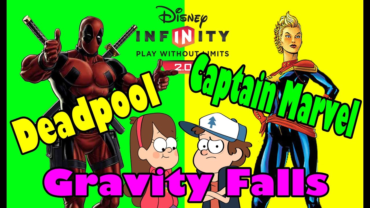 Disney Infinity 2.0 : Deadpool, Captain Marvel/Ms Marvel, Gravity Falls ...